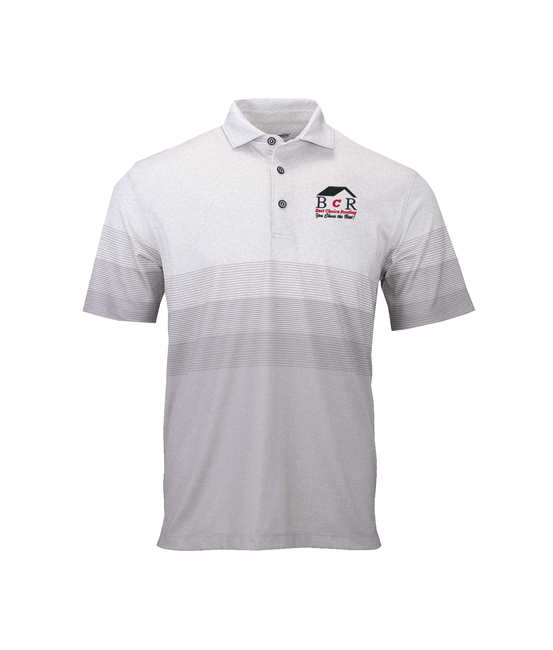 BCR Paragon Sublimated Heather Polo – Best Choice Roofing Merchandise