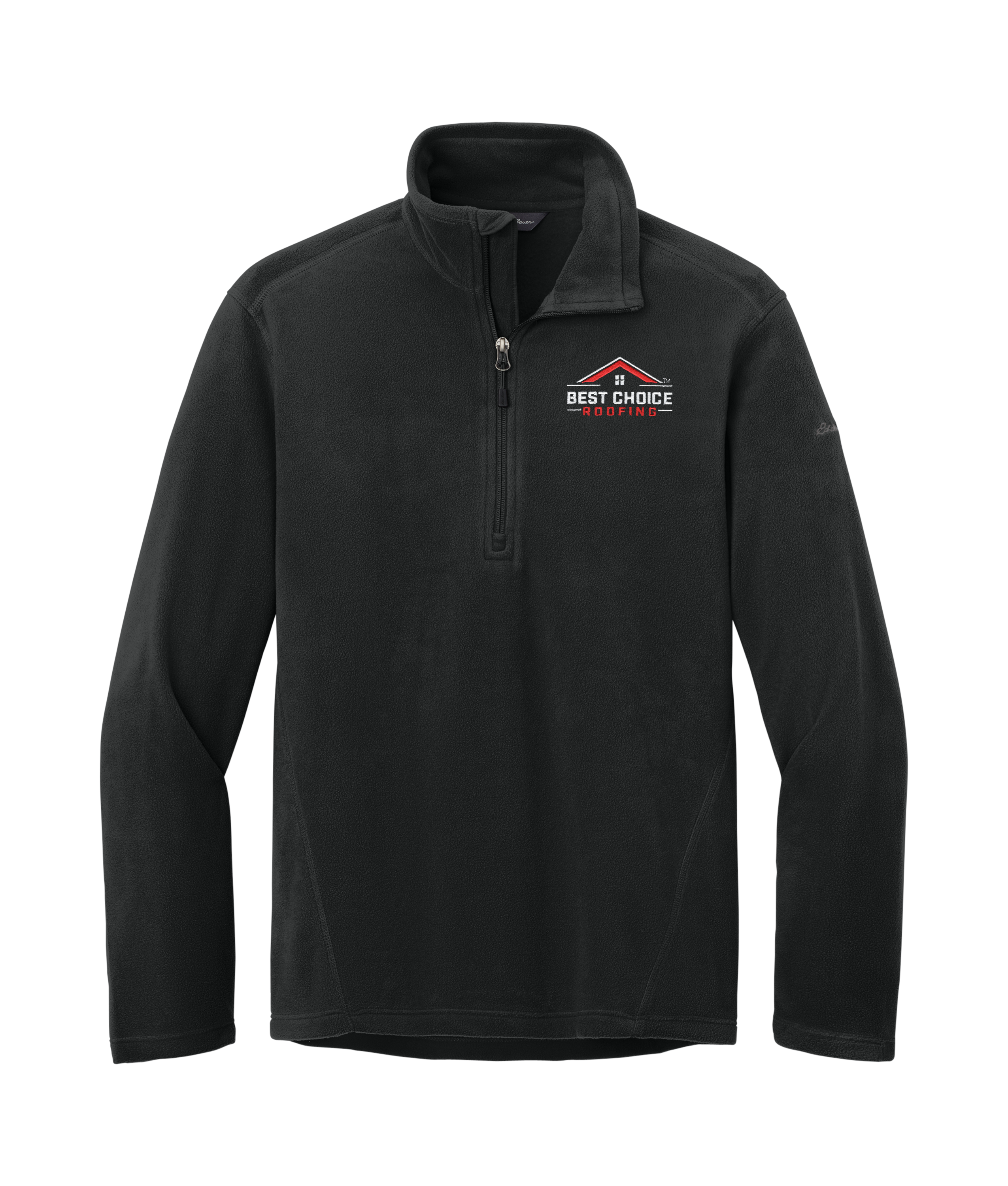 BCR Eddie Bauer®1/2-Zip Microfleece Jacket – Best Choice Roofing ...
